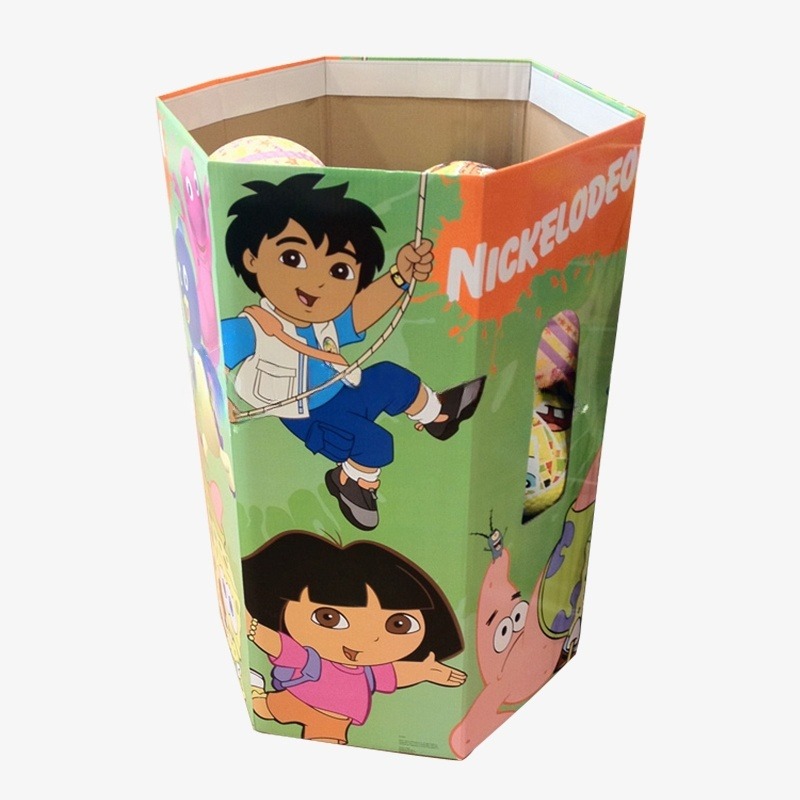 Hexagonal Dump Bin Display – Packlora